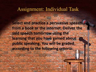 Public speaking | PPTX