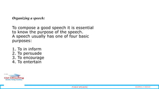 Public speaking | PPT