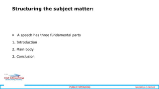 Public speaking | PPT
