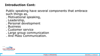 Public speaking | PPT