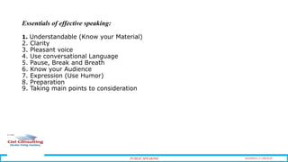 Public speaking | PPT