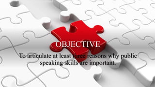 Public speaking | PPTX