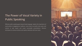 Public Speaking | PDF