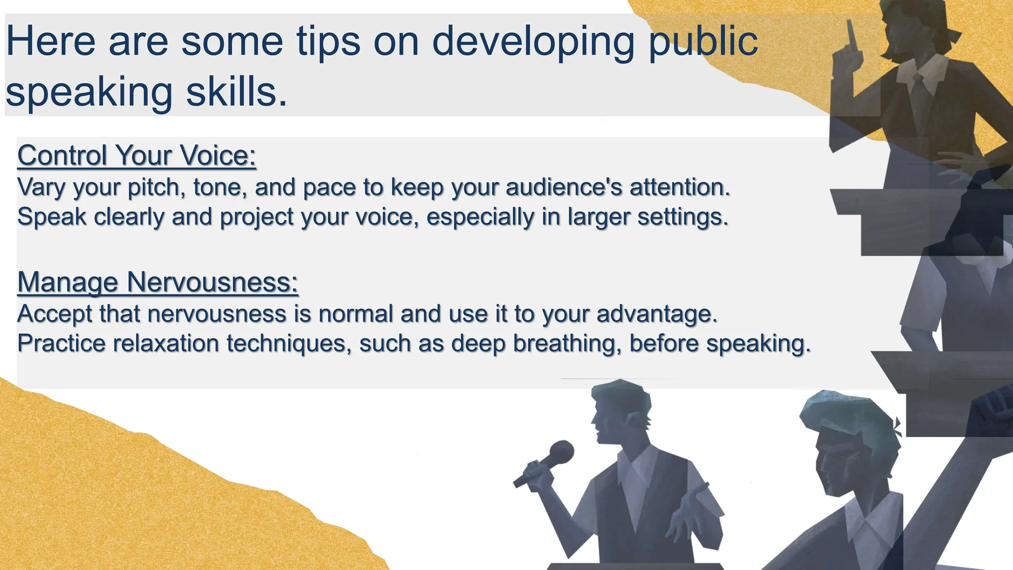 PUBLIC SPEAKING four types of delivery speech .pptx