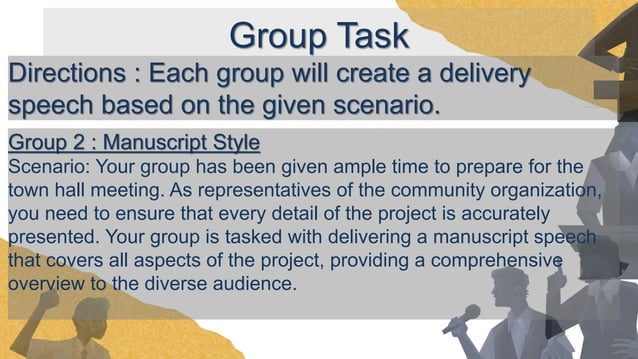 PUBLIC SPEAKING four types of delivery speech .pptx