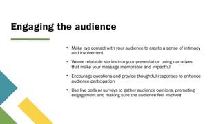 Public speaking power point presentation | PPTX