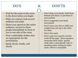 Public speaking | PPTX