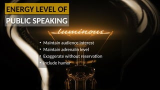Public speaking, various types of speeches and in different scenarios ...