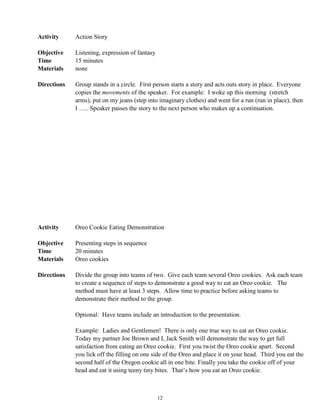 Public speaking activities | PDF