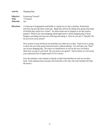 Public speaking activities | PDF