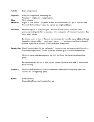 Public speaking activities | PDF