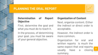 Public speaking and oral reporting | PPTX