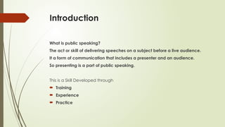 Public Speaking and Oral Reporting Presentation | PPT