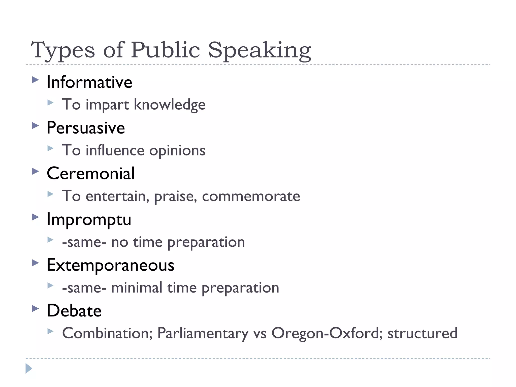 Public speaking basics | PPT
