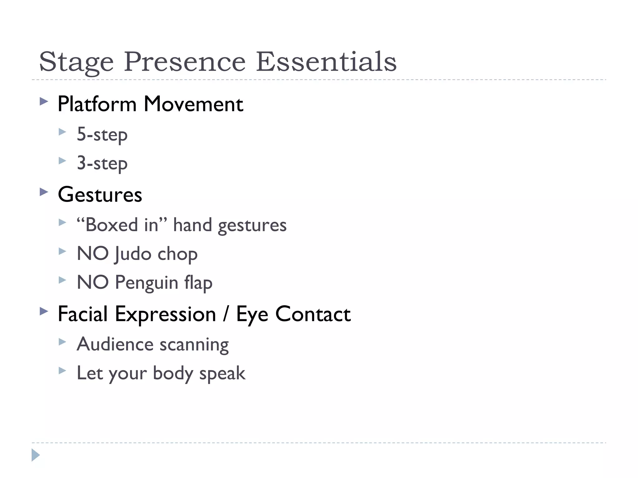 Public speaking basics | PPT