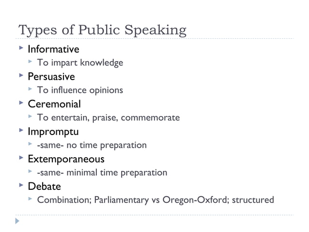 Public speaking basics | PPT