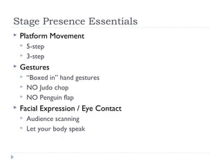 Public speaking basics | PPT