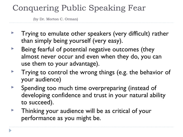 Public speaking basics | PPT