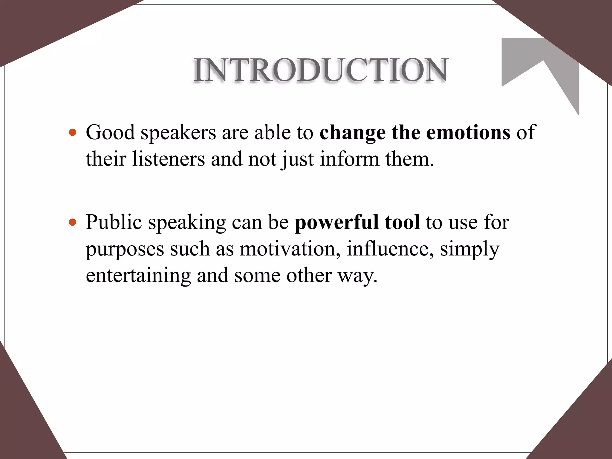 Public Speaking Etiquette | PPTX