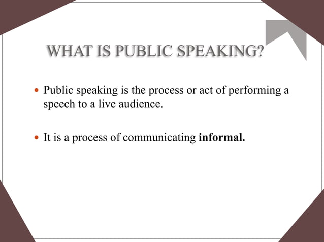 Public Speaking Etiquette | PPTX