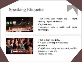 Public Speaking Etiquette | PPTX