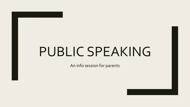 Public speaking benefits and purpose | PPT