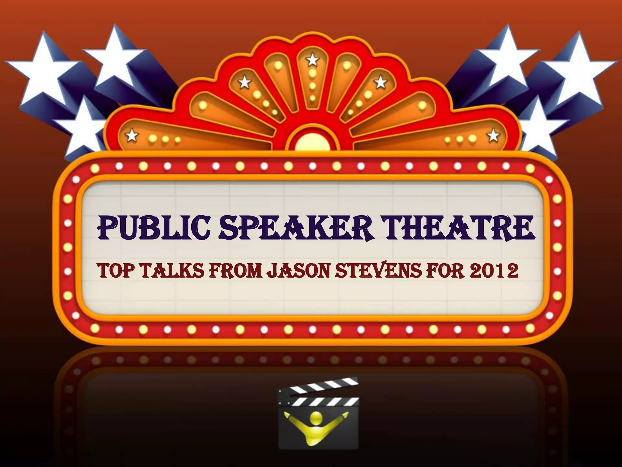 Jason Stevens - Event Speaking 2012 | PPTX