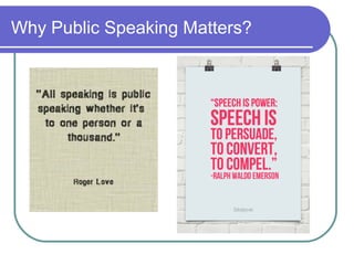 Public Speaking Essentials | PPT
