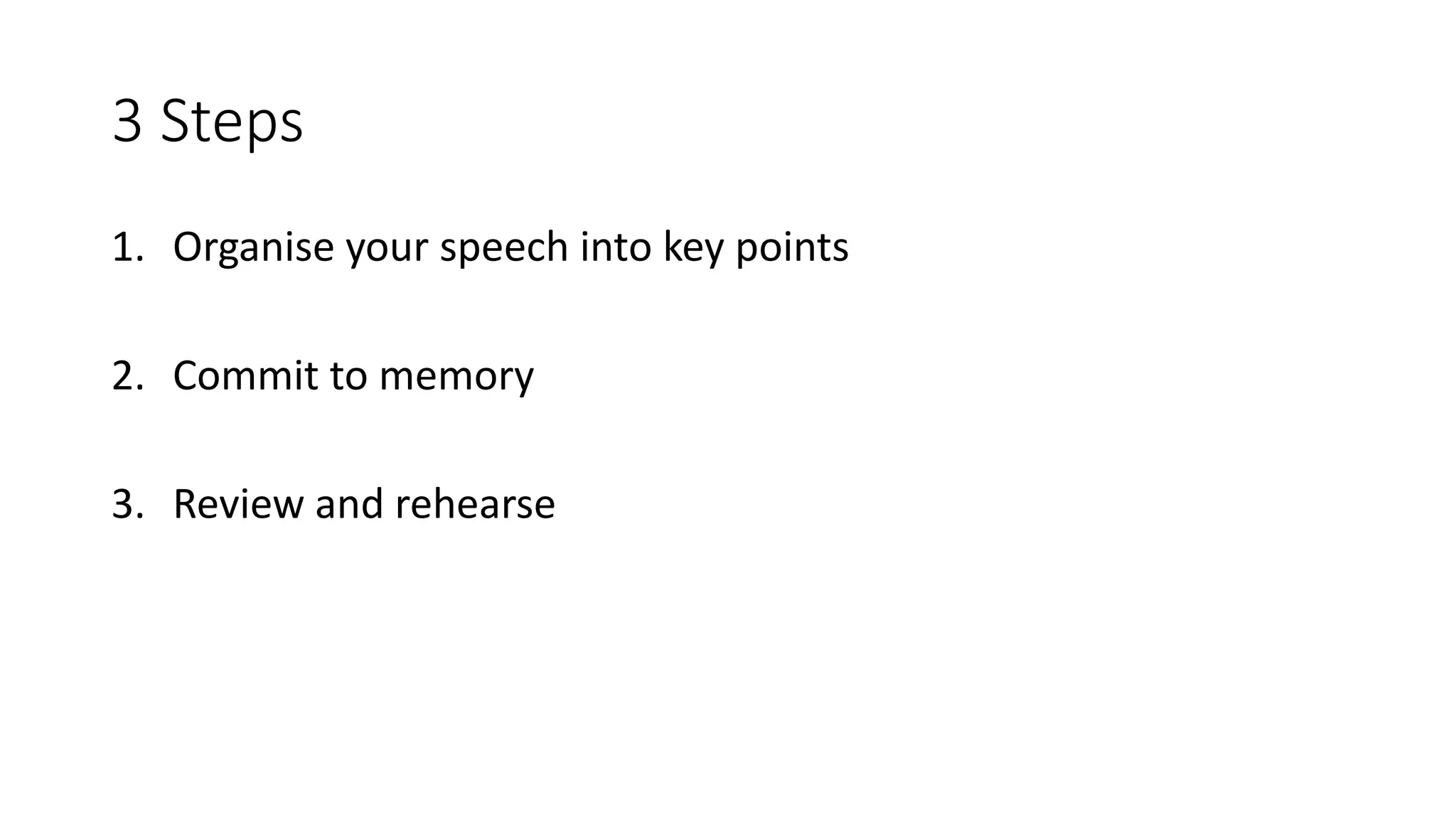 How to memorize speeches and presentations | PPT