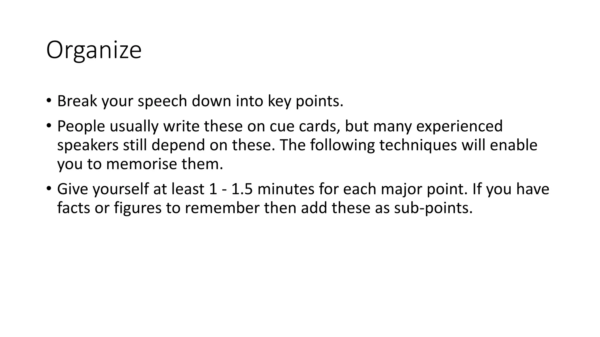 How to memorize speeches and presentations | PPT