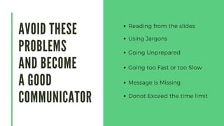 6 Public Speaking Mistakes to Avoid | PDF