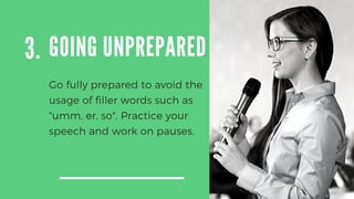 6 Public Speaking Mistakes to Avoid | PDF