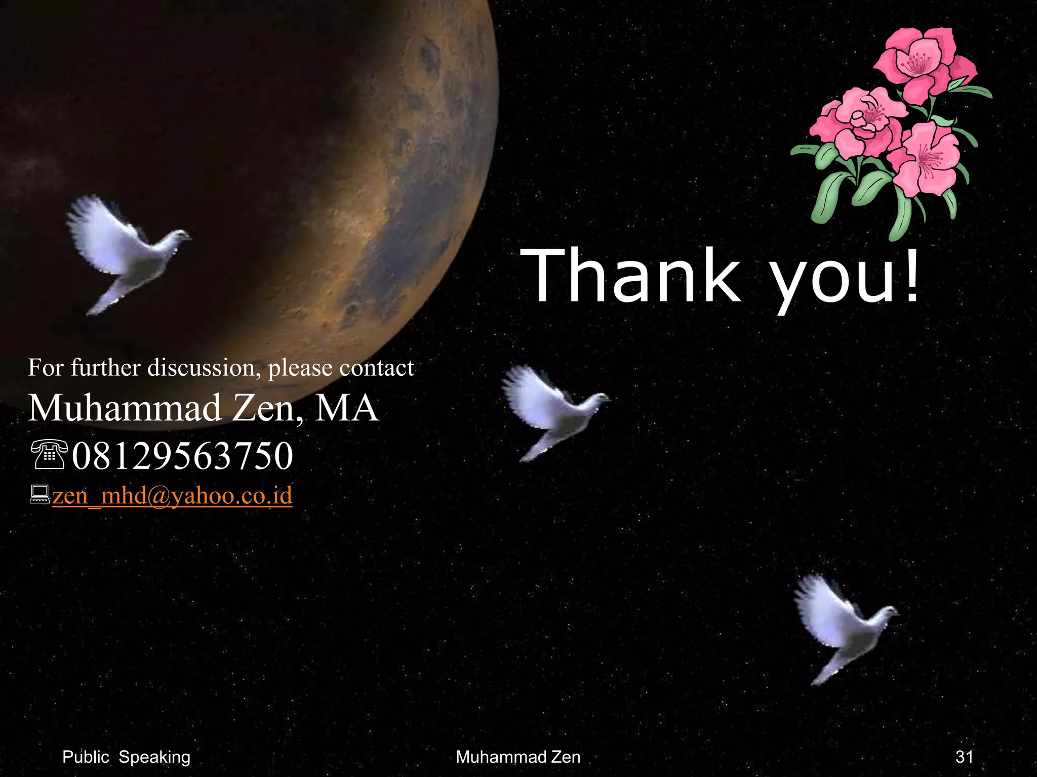 Public speaking oc | PPTX