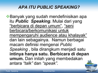Public speaking oc | PPTX