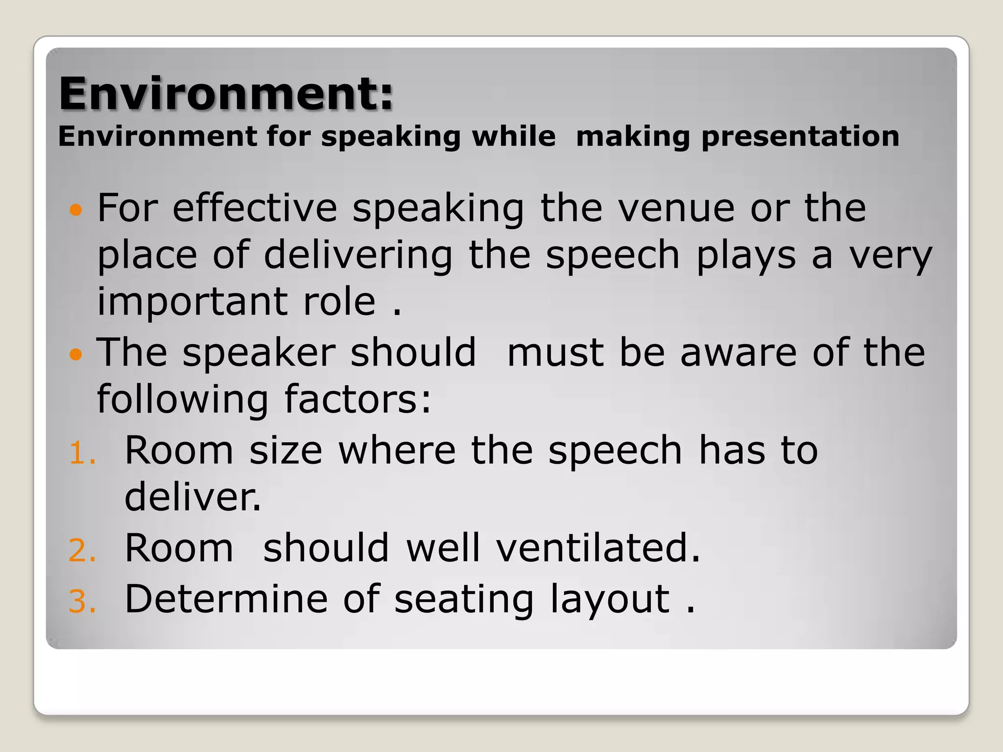 Public speaking & oral presentation | PPTX