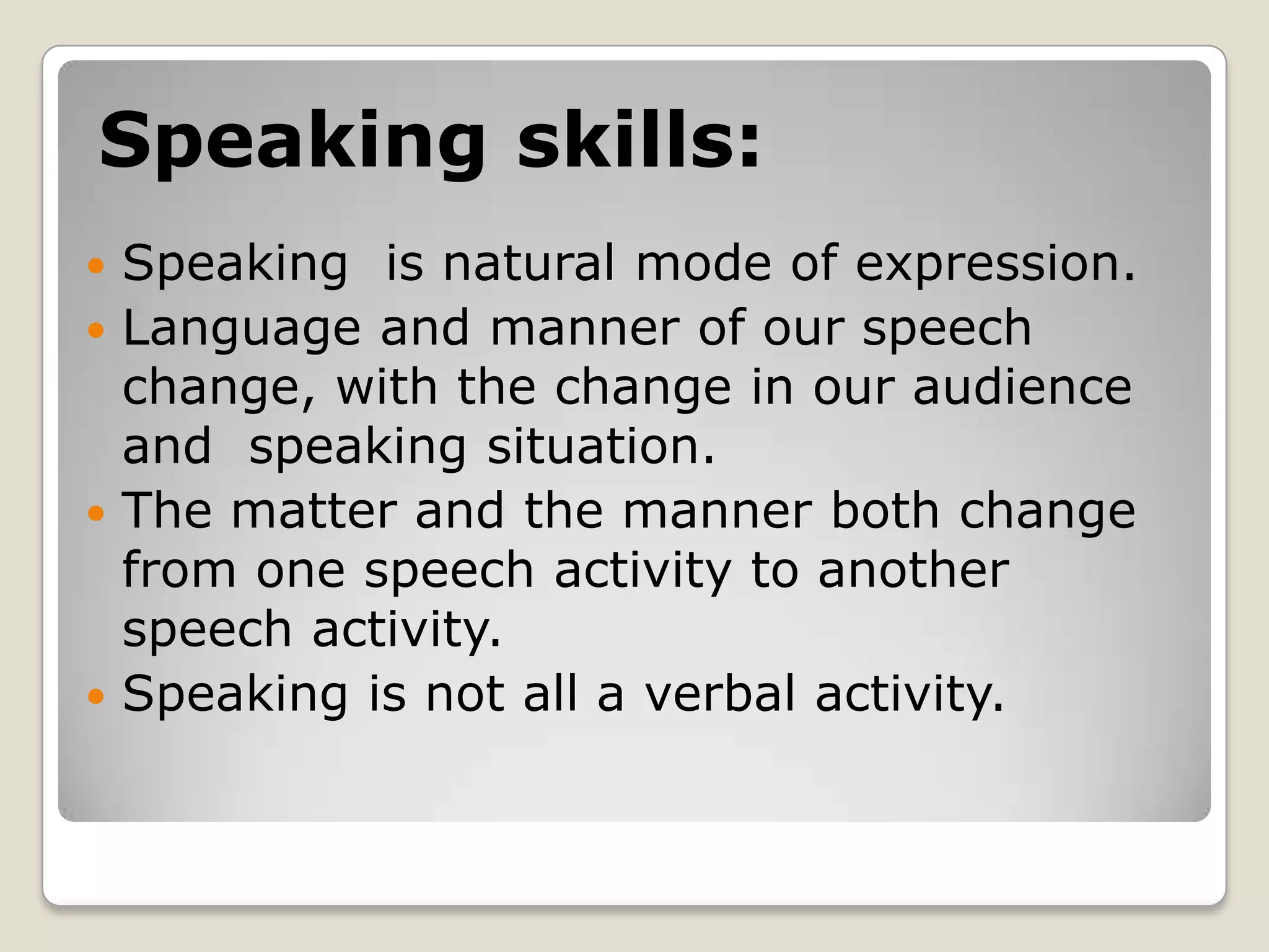 Public speaking & oral presentation | PPTX