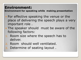Public speaking & oral presentation | PPTX