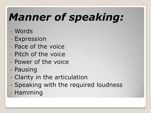 Public speaking & oral presentation | PPTX | Ear, Nose and Throat ...