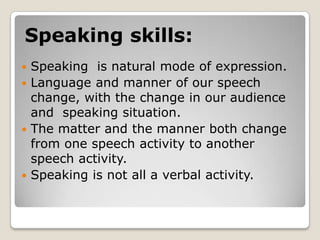 Public speaking & oral presentation | PPTX