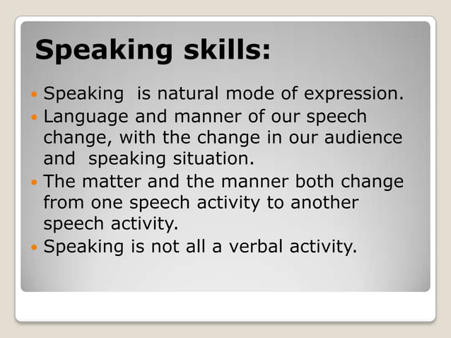 Public speaking & oral presentation | PPTX | Ear, Nose and Throat ...