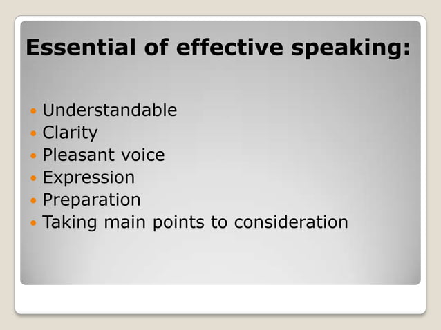 Public speaking & oral presentation | PPTX | Ear, Nose and Throat ...