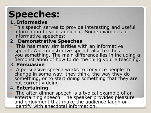 Public speaking & oral presentation | PPT