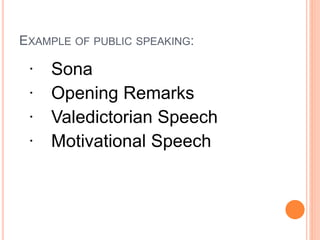 Public speaking paoloo | PPT