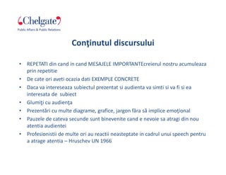 Public speaking - arta de a vorbi in public | PDF