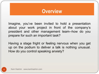 Effective public speaking: Preparation is key! | PPT