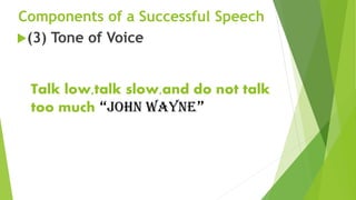 Successful Public Speaking Skills | PDF