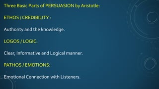 Public speaking skills | PPTX