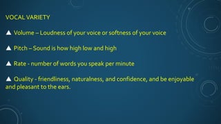 Public speaking skills | PPTX