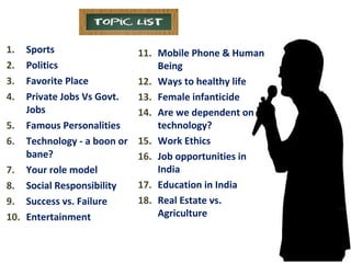 Public Speaking Skills | PPT