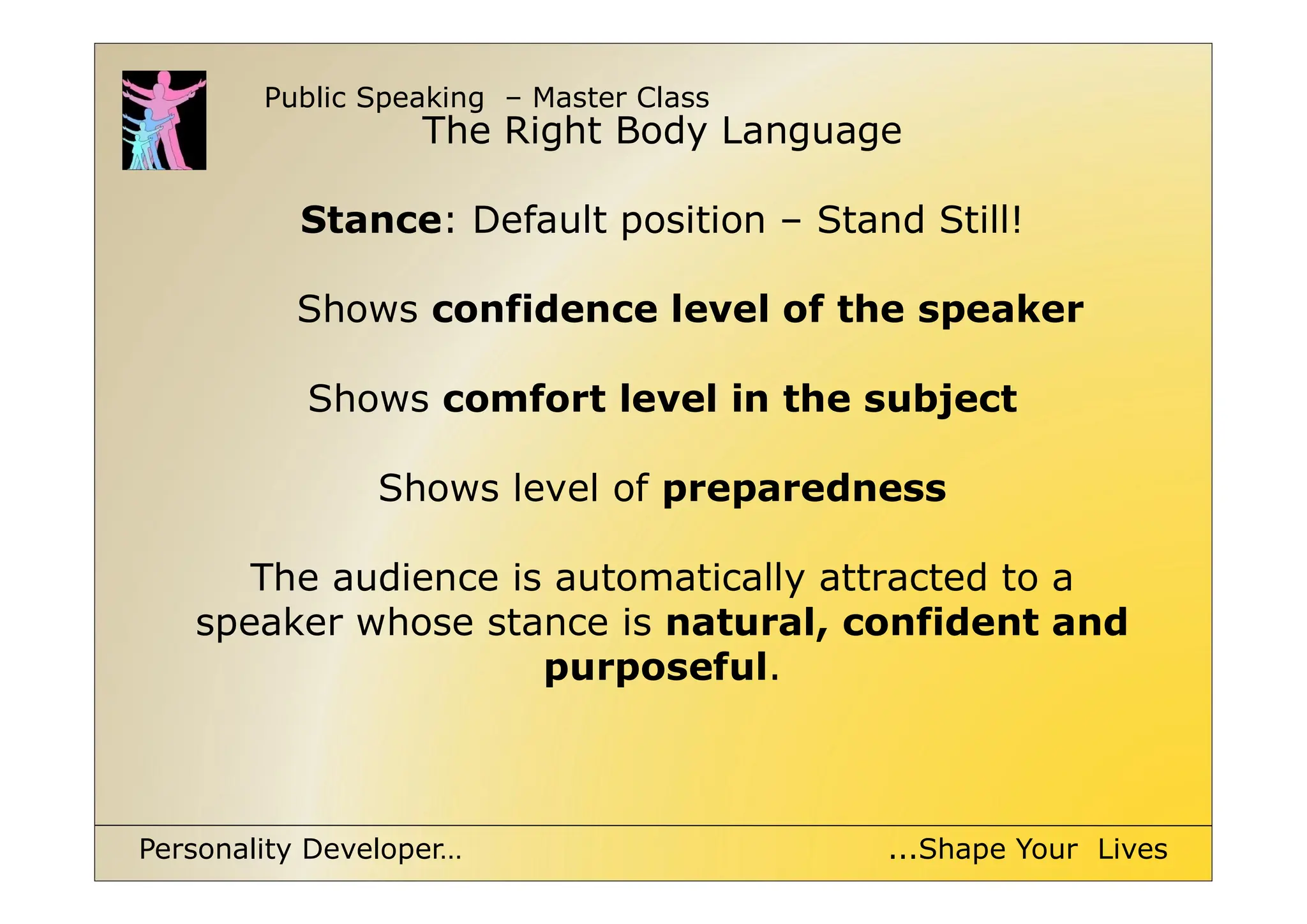 Excel in Public Speaking Skills - Master Class. | PDF
